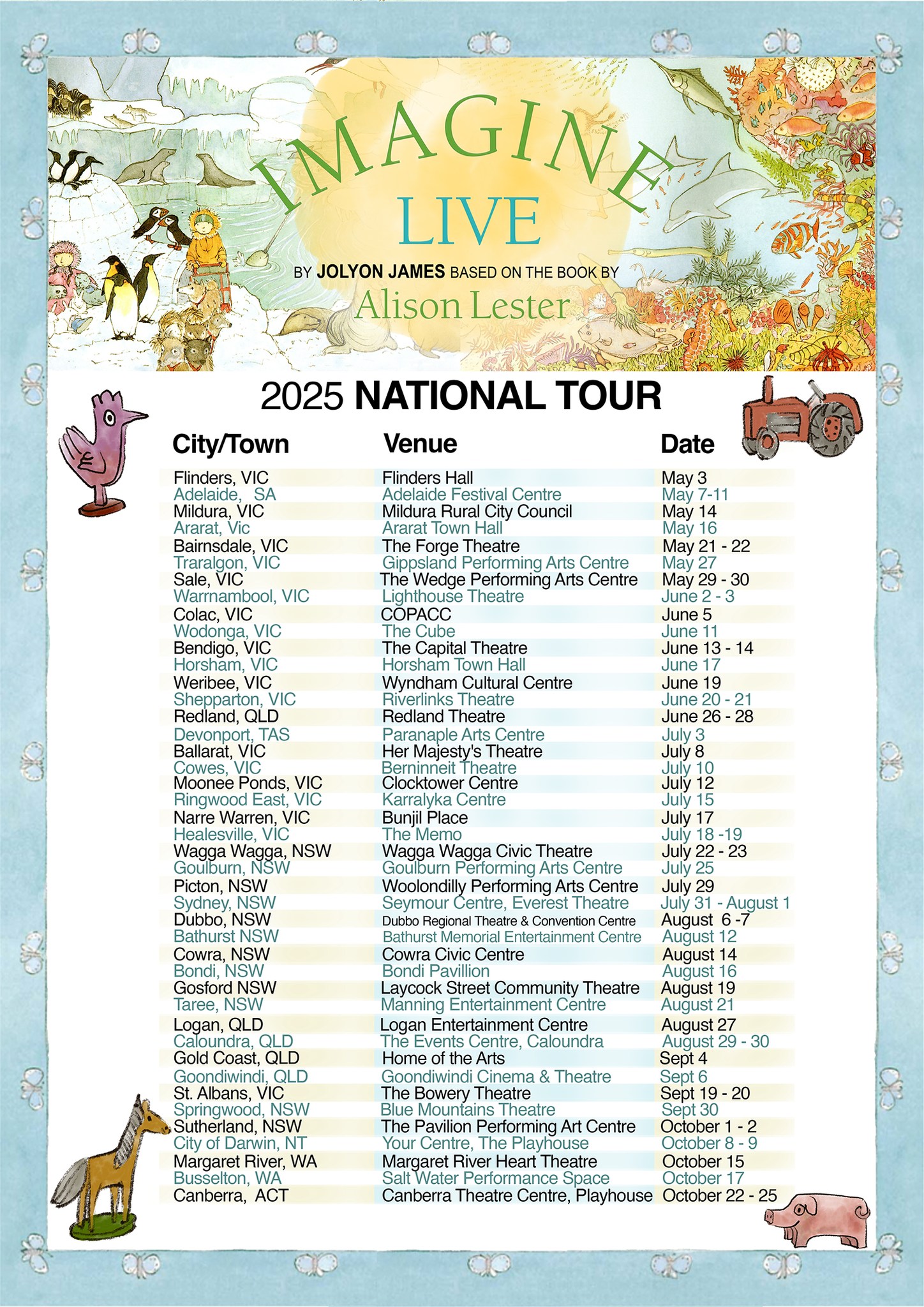 IMAGINE LIVE – © Nicholas Clark Management pty ltd